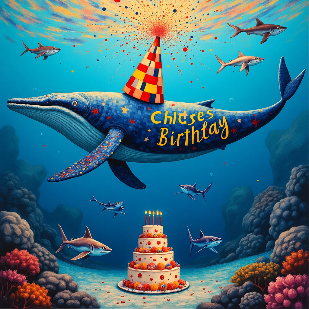 Bubbles and Confetti Birthday Cards - Silly Robot Cards