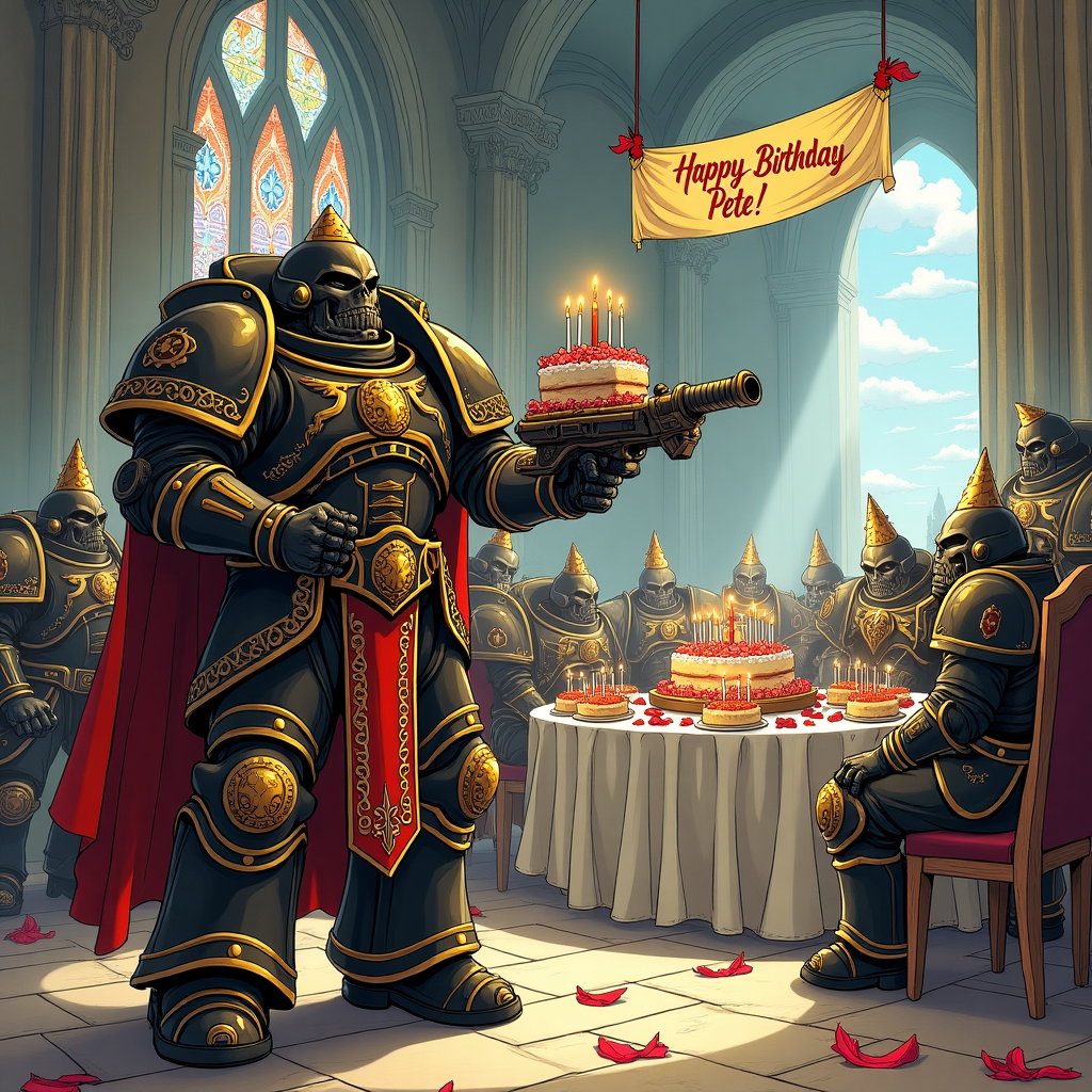 Ceremonial Birthday Cards - Silly Robot Cards