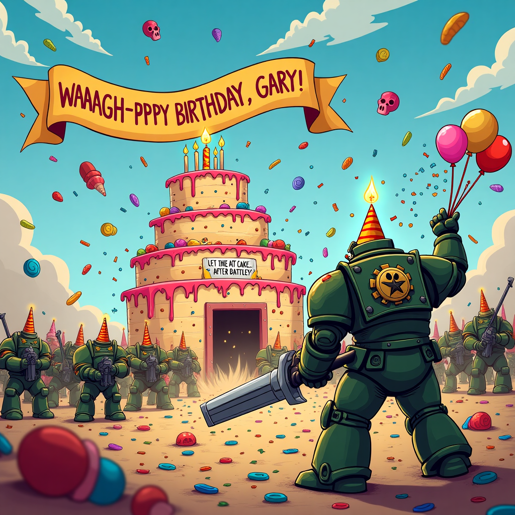 1) Birthday AI Generated Card - Warhammer, Gary, Birthday, and (7574d)
