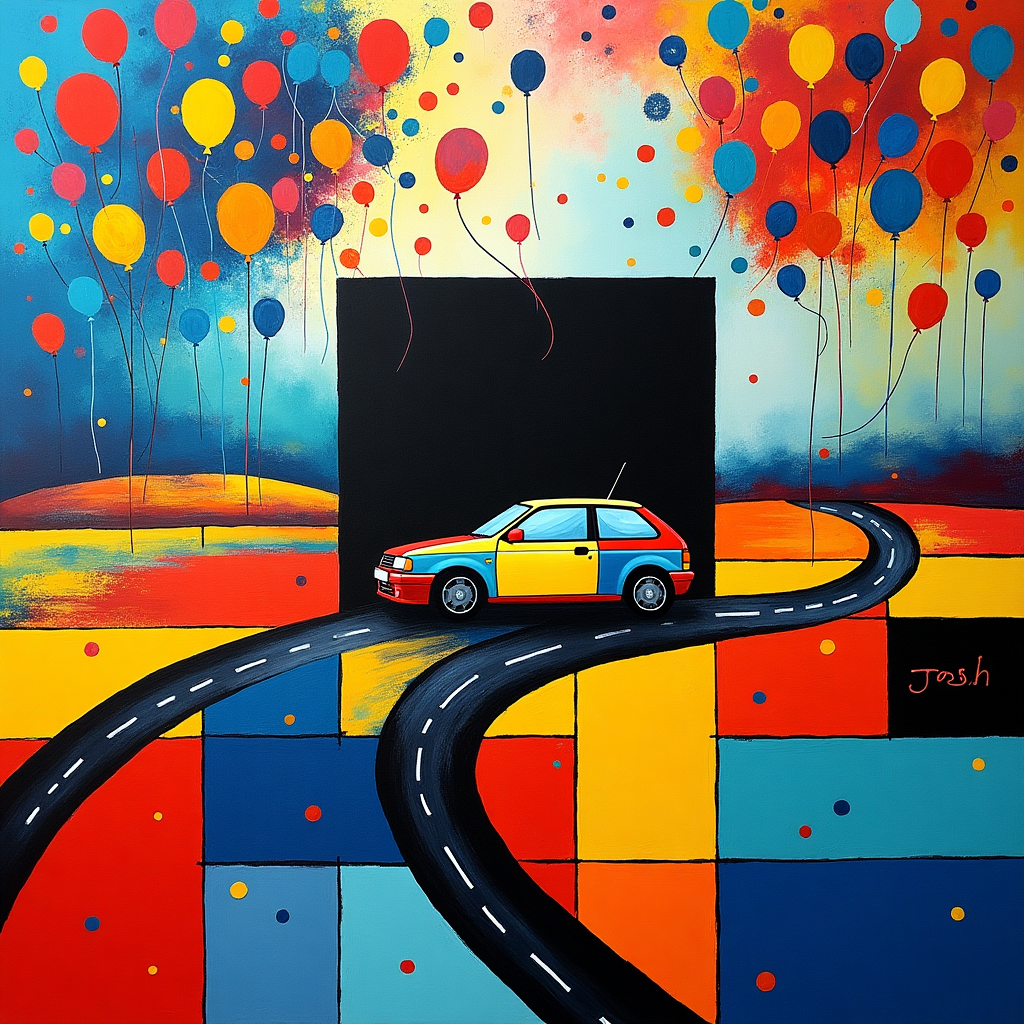 Vivid Imagery Birthday Cards - Silly Robot Cards