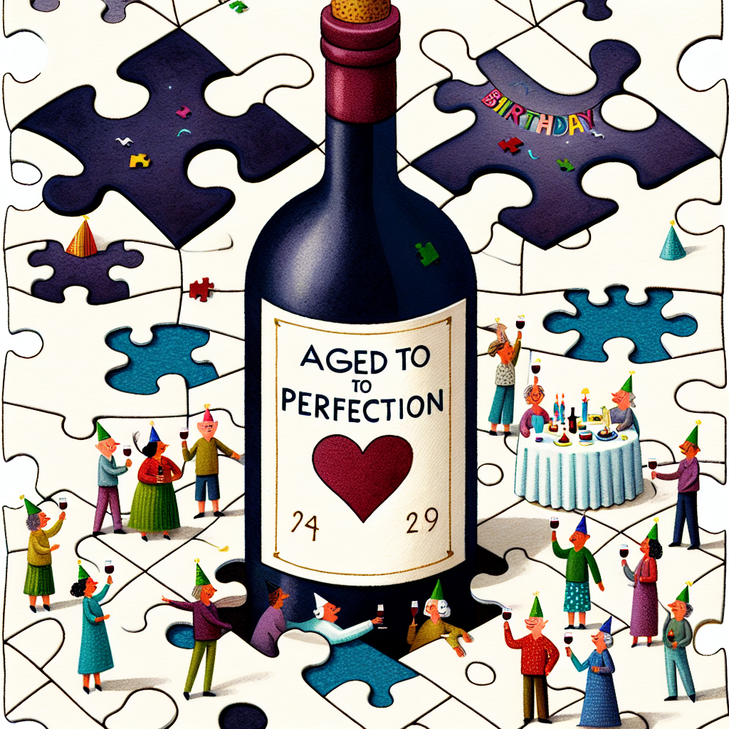 Puzzle Birthday Cards - Silly Robot Cards