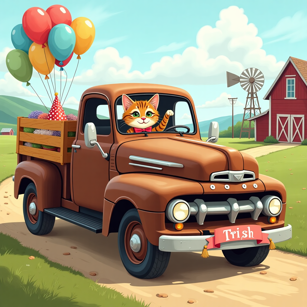 Vintage Theme Cards Birthday Cards - Silly Robot Cards