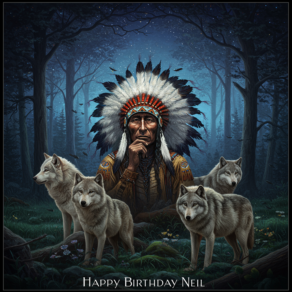 Native American Culture Birthday Cards - Silly Robot Cards