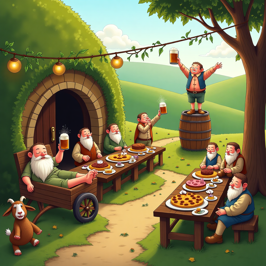 Tolkien Inspiration Birthday Cards - Silly Robot Cards