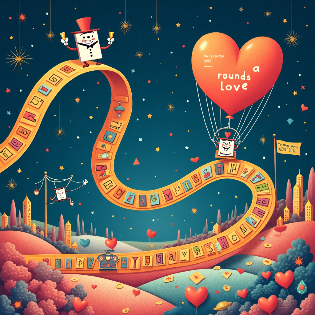 Fun Characters Anniversary Cards - Silly Robot Cards