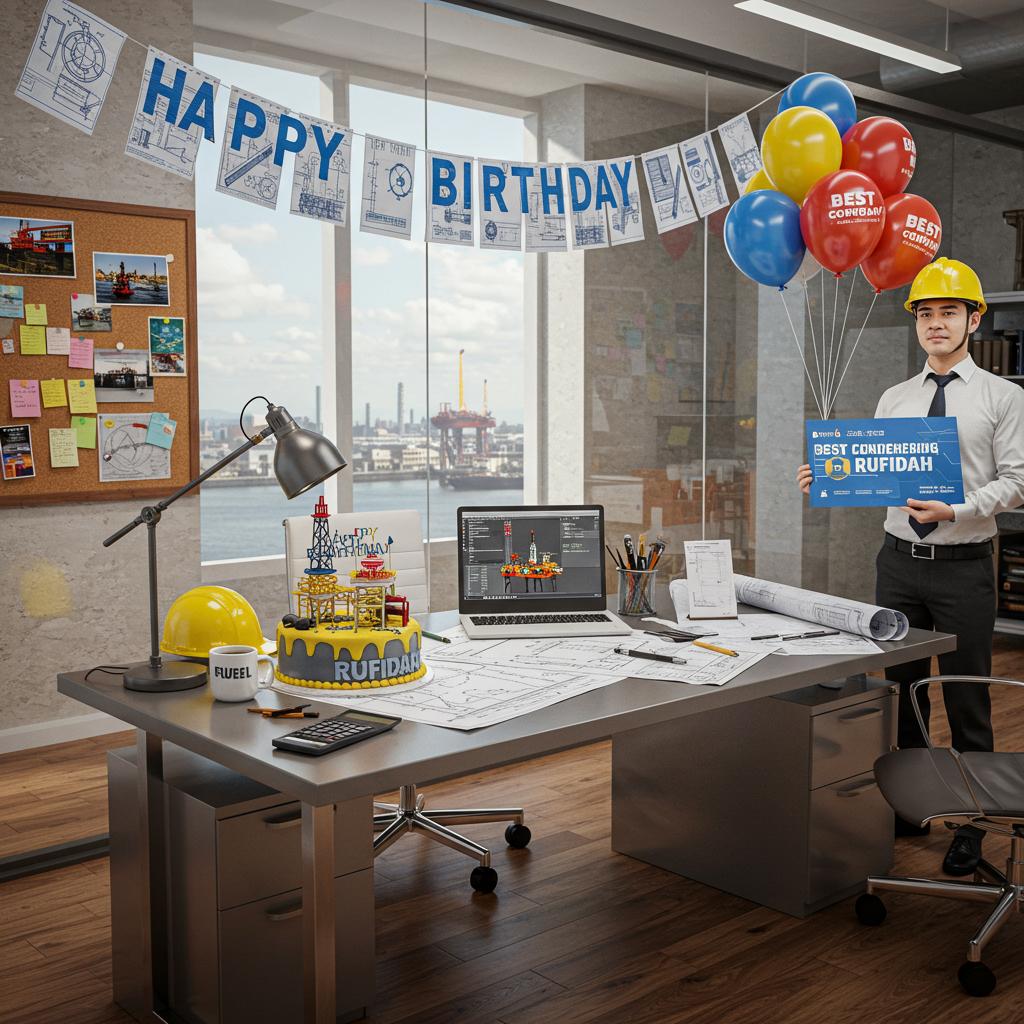 Modern Workplace Birthday Cards - Silly Robot Cards