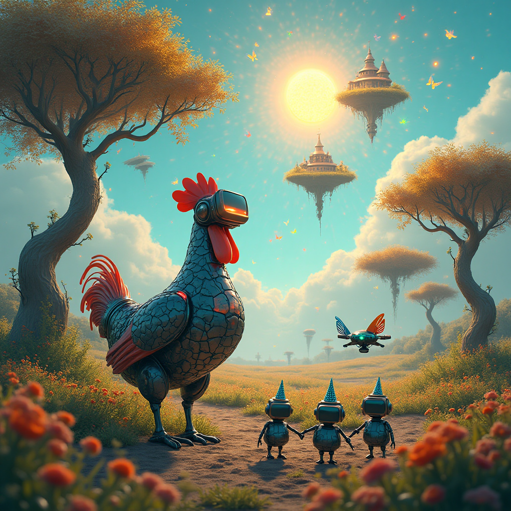 Homesteading Birthday Cards - Silly Robot Cards