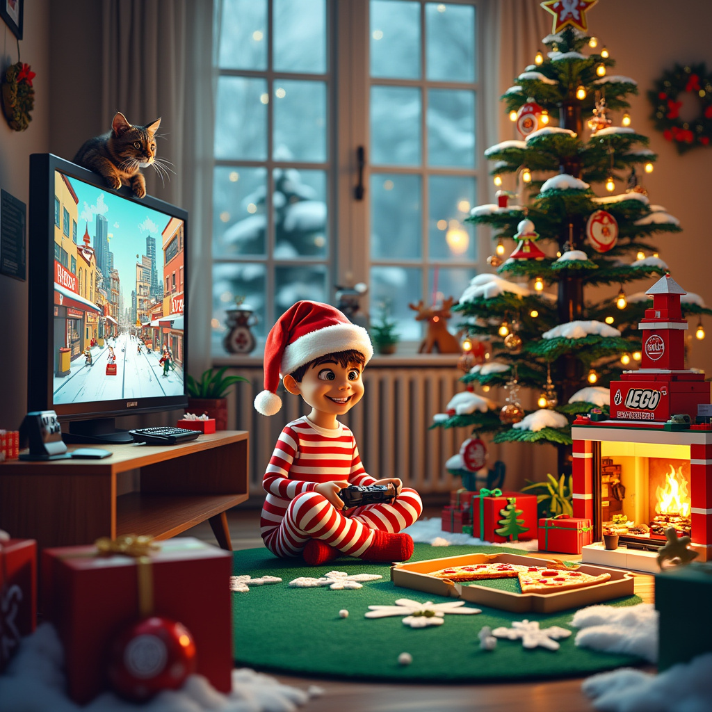 Playstation Christmas Cards - Silly Robot Cards