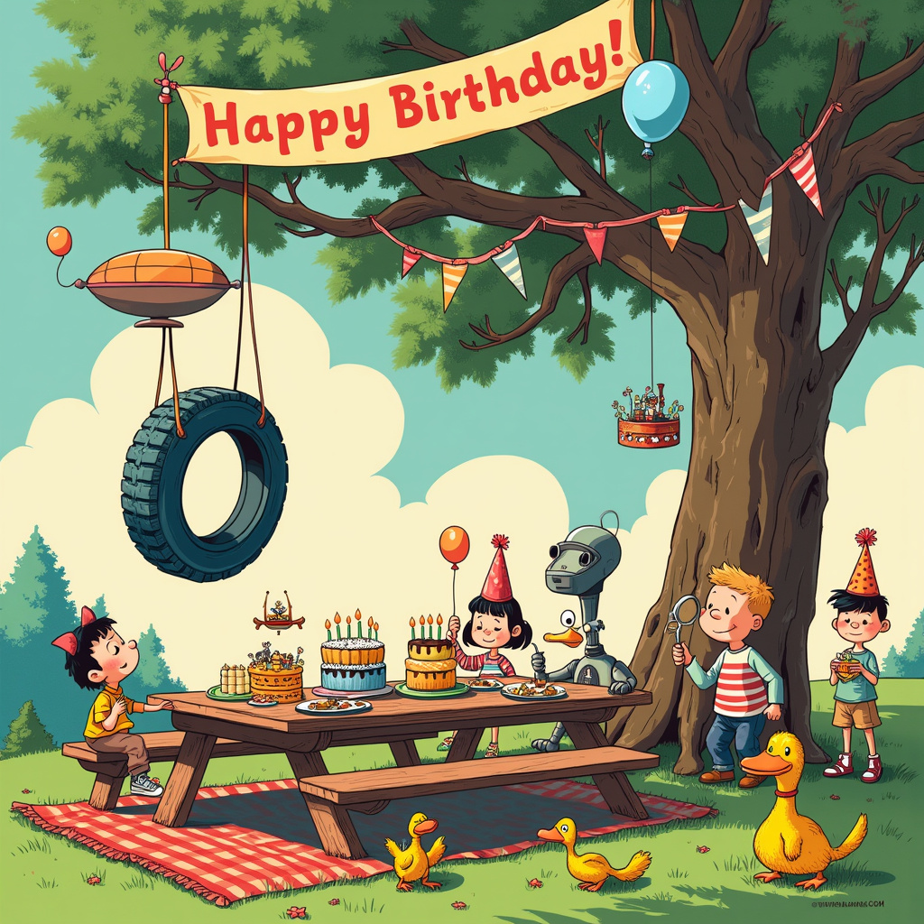 1) Birthday AI Generated Card - tt (c6925)