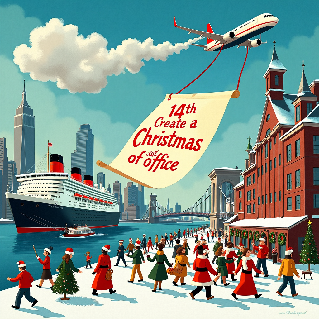 Architectural Silhouettes Christmas Cards - Silly Robot Cards