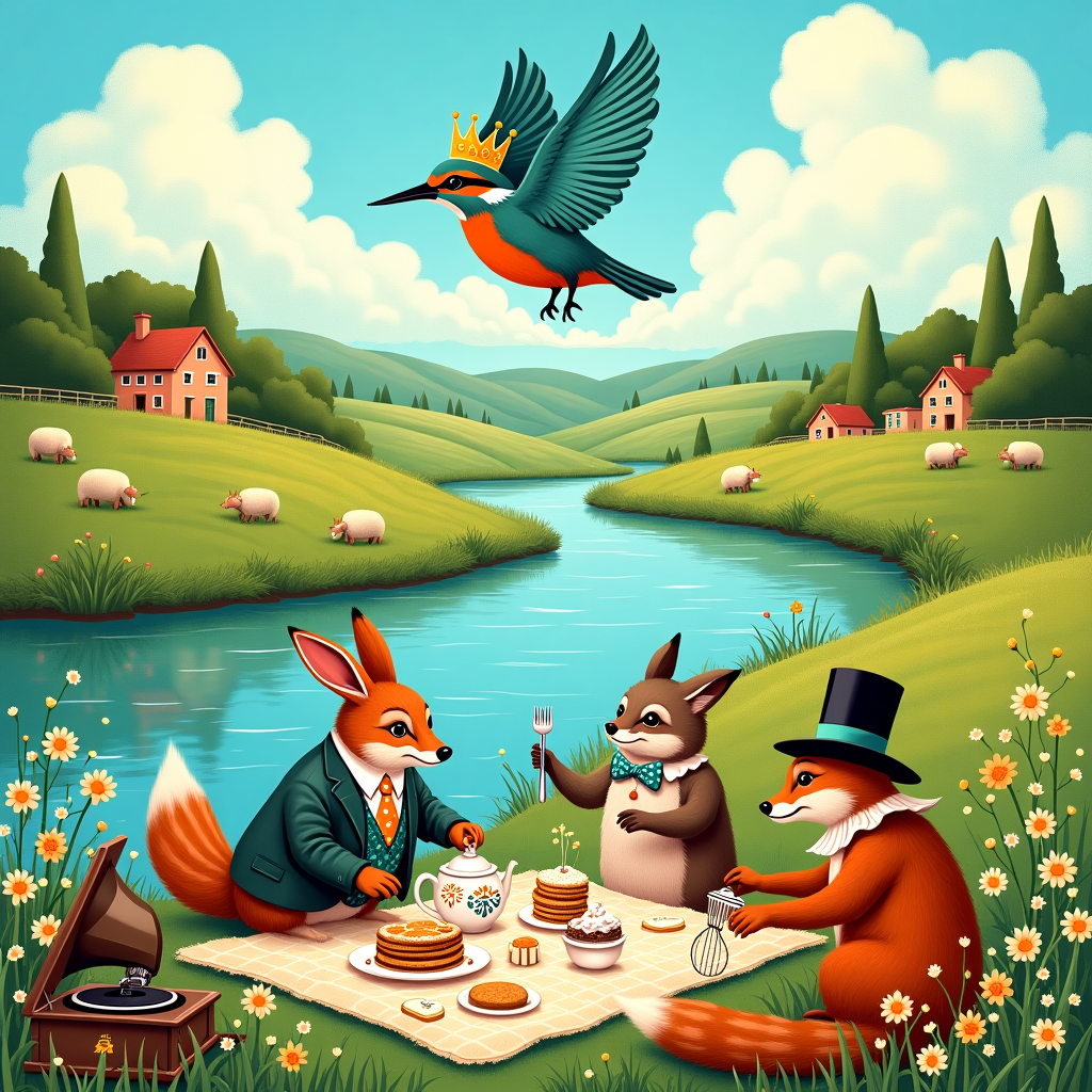 Storybook Aesthetic New Year Cards - Silly Robot Cards