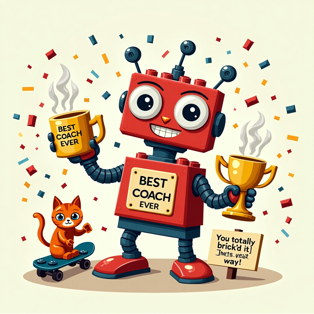 Robot-themed Cards Thank You Cards - Silly Robot Cards