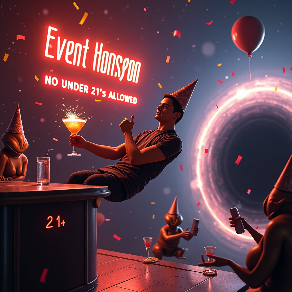 Alien Celebration Birthday Cards - Silly Robot Cards