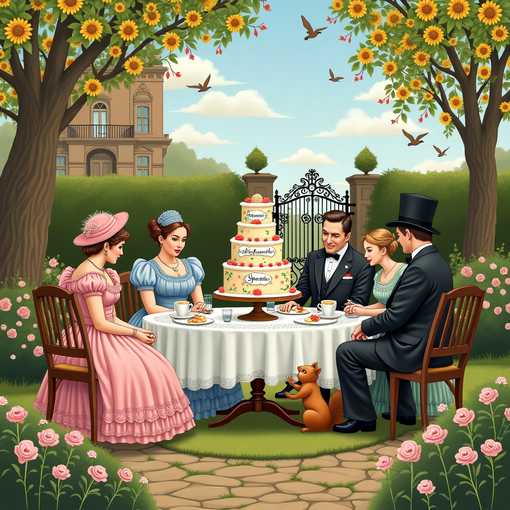 Victorian Era Birthday Cards - Silly Robot Cards