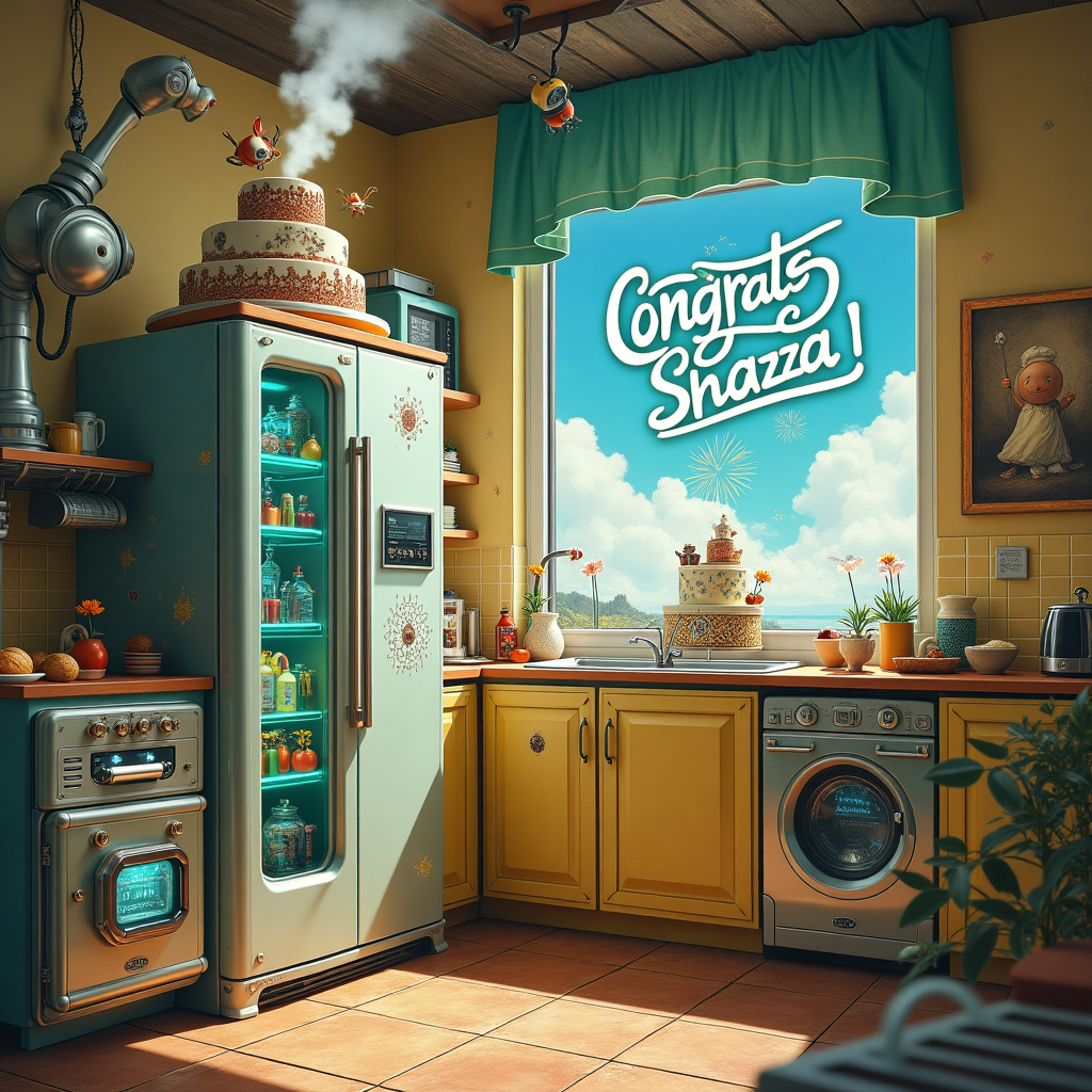 Illustrative Style Congratulations Cards - Silly Robot Cards