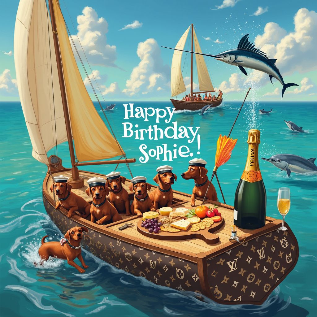 The Ocean Birthday Cards - Silly Robot Cards
