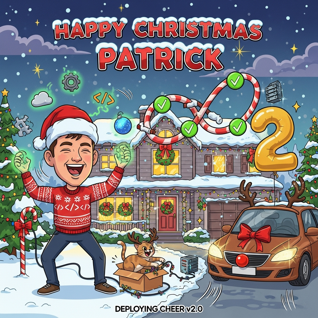 Technology and Code Christmas Cards - Silly Robot Cards