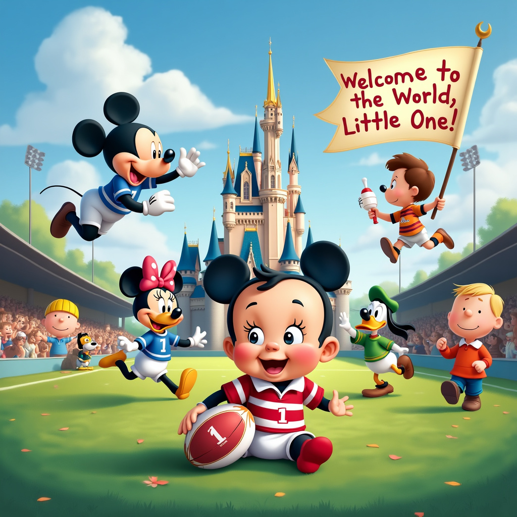 Disney Themed Cards New Baby Cards - Silly Robot Cards