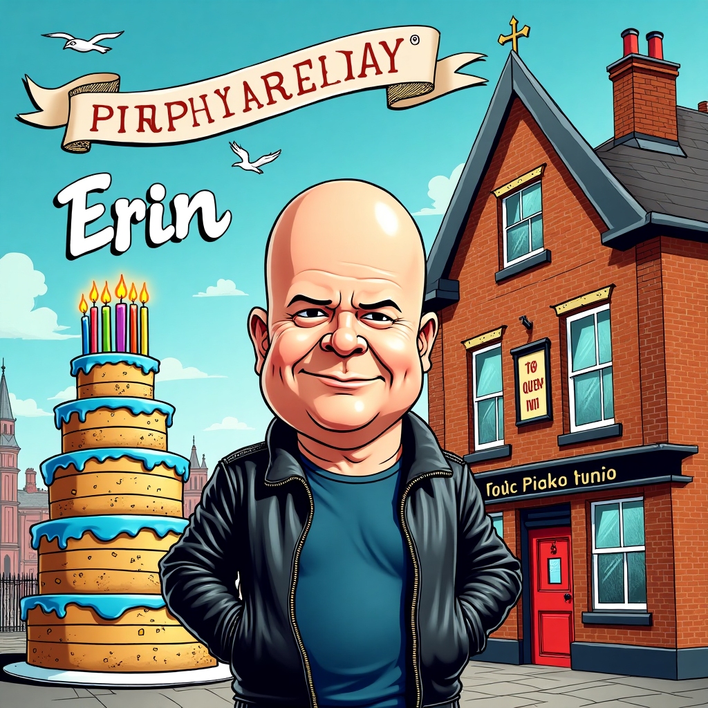 East London Landmarks Birthday Cards - Silly Robot Cards