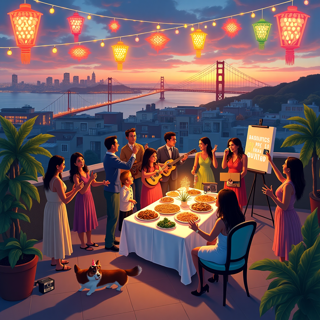 Filipino Decorations Birthday Cards - Silly Robot Cards