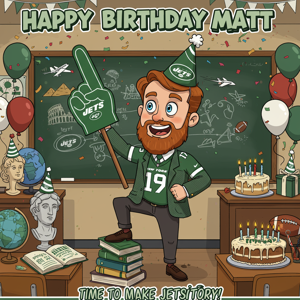 History Birthday Cards - Silly Robot Cards