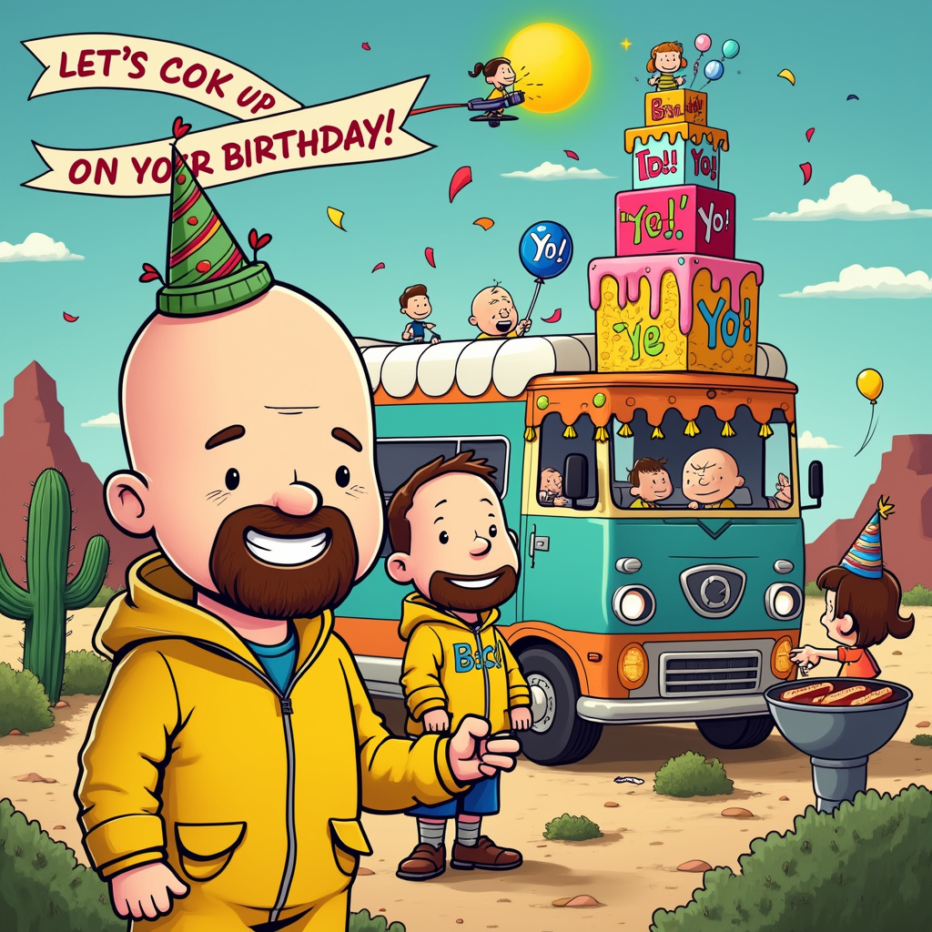 TV Show Inspired Cards Birthday Cards - Silly Robot Cards