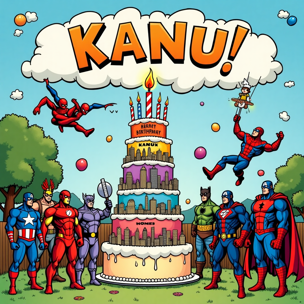 The Flash Birthday Cards - Silly Robot Cards