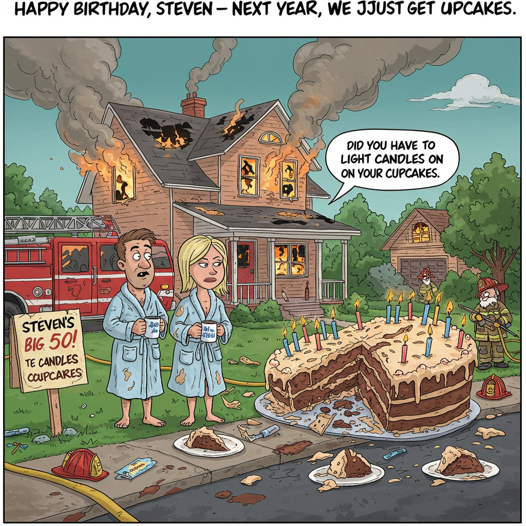 Couple Interaction Birthday Cards - Silly Robot Cards