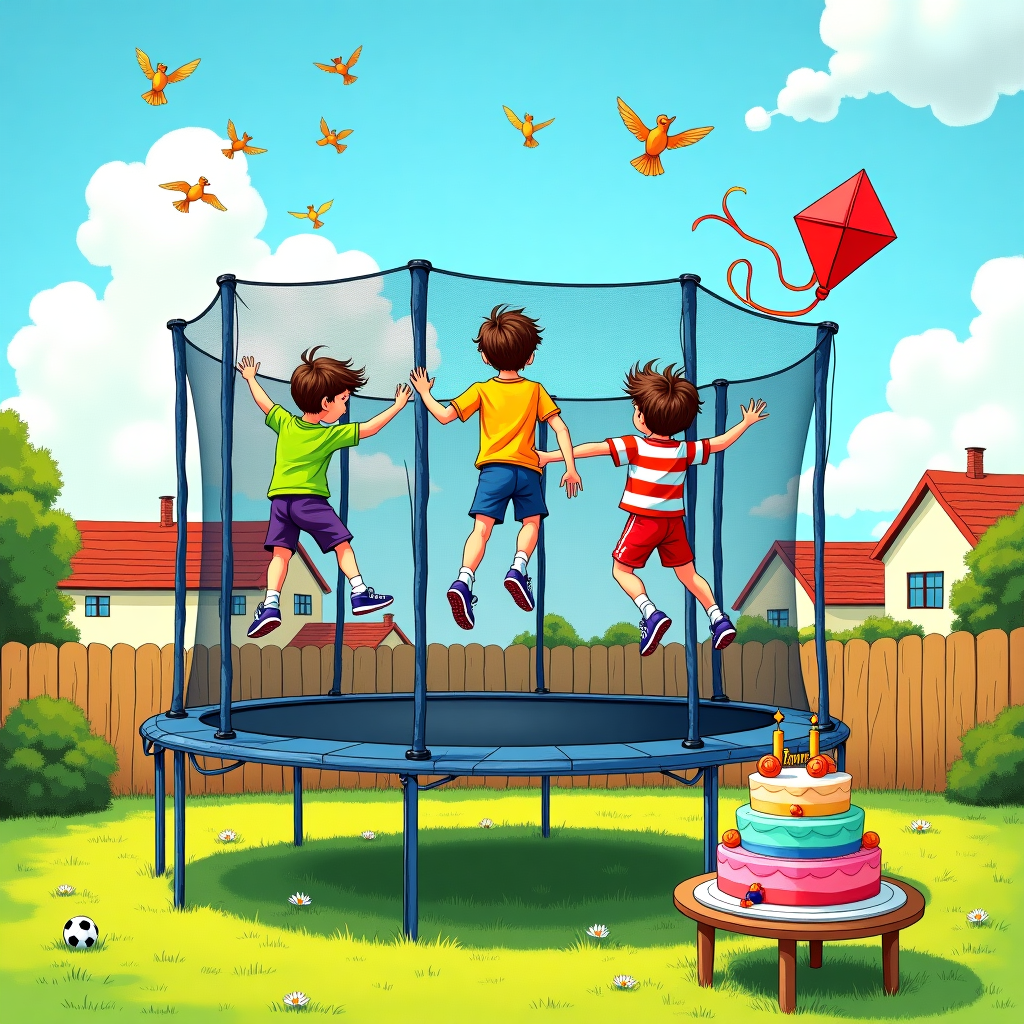 Active Birthday Cards - Silly Robot Cards