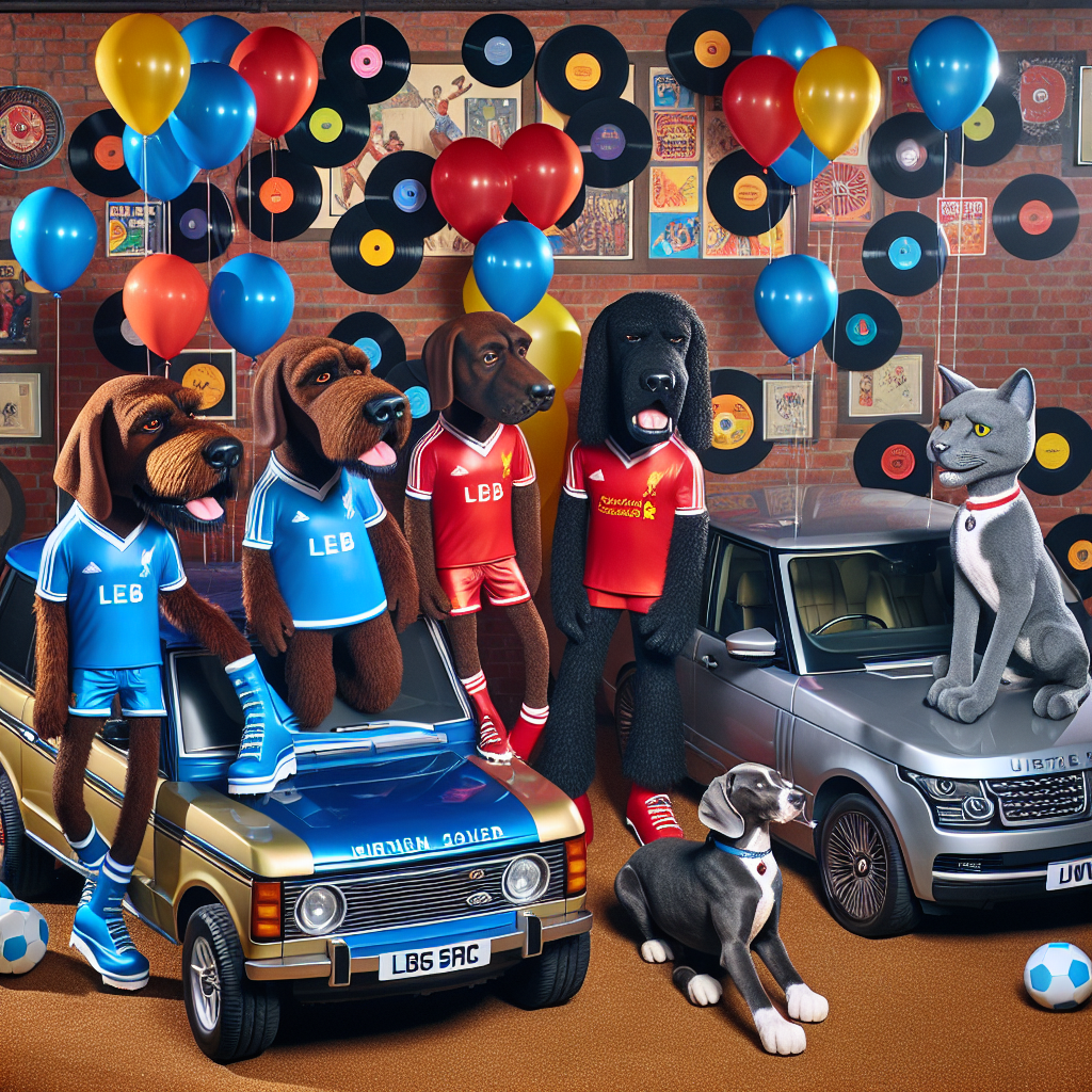 Range Rover Birthday Cards - Silly Robot Cards