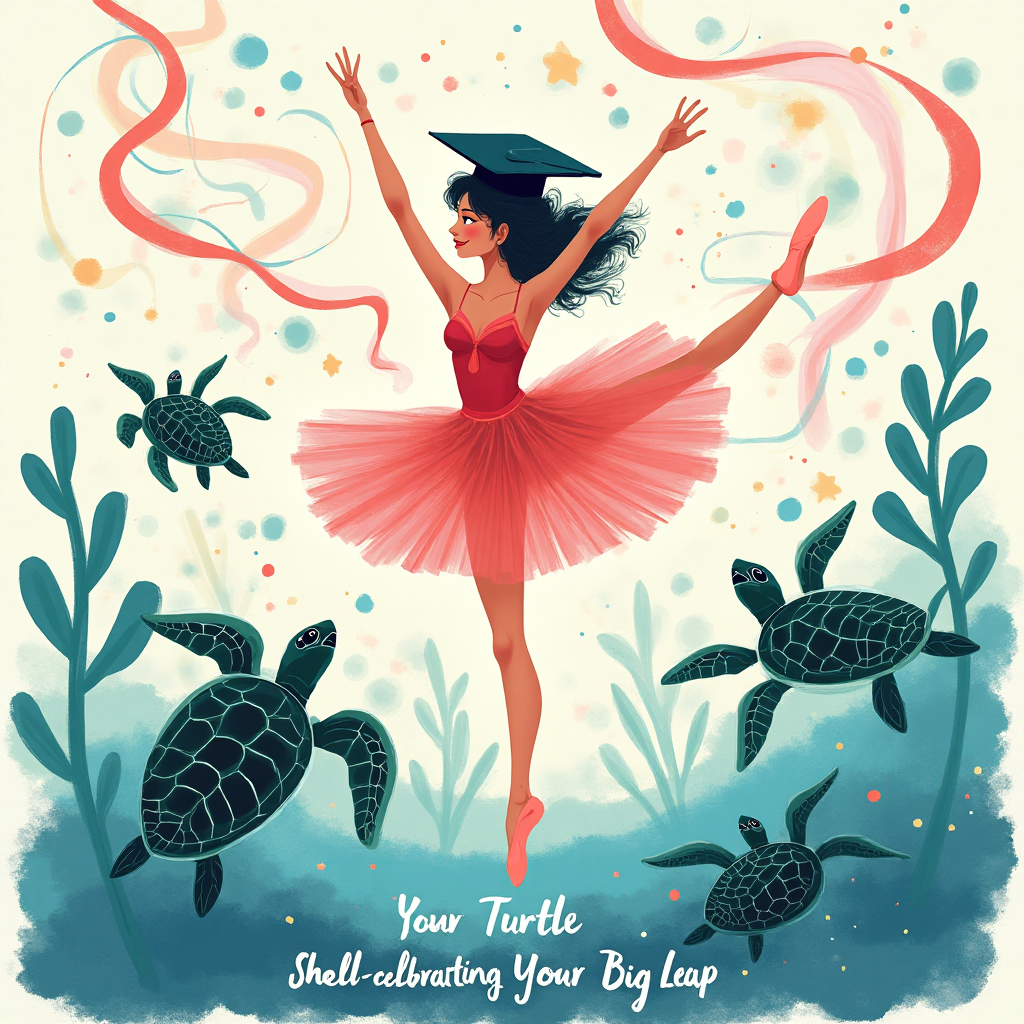 1) Congratulations AI Generated Card - Ballet, Anime, Sea Turtles, and ...