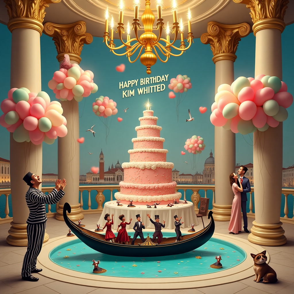 Surreal Party Scenes Birthday Cards - Silly Robot Cards