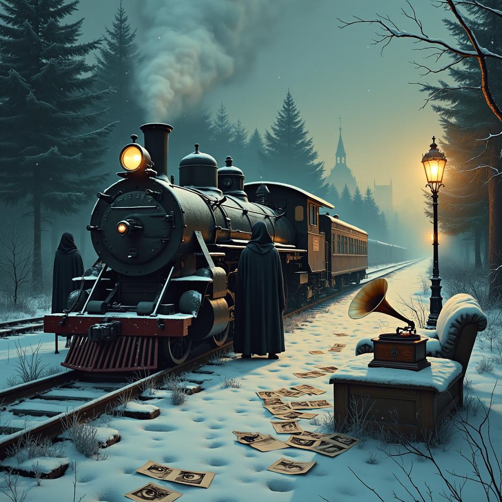 Gregorian Chant Christmas Cards - Silly Robot Cards