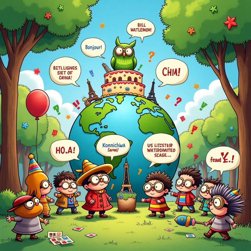 Duolingo Birthday Cards - Silly Robot Cards