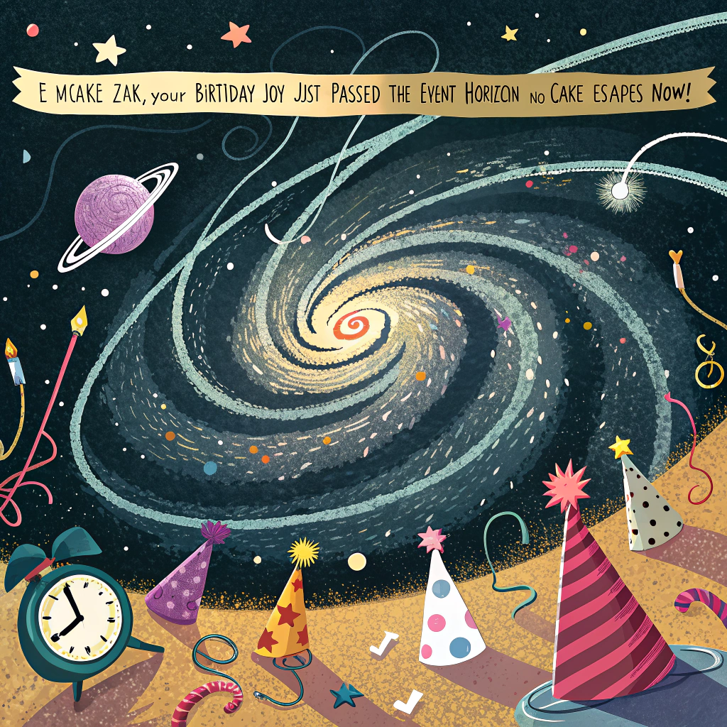 Mathematical Humor Birthday Cards - Silly Robot Cards