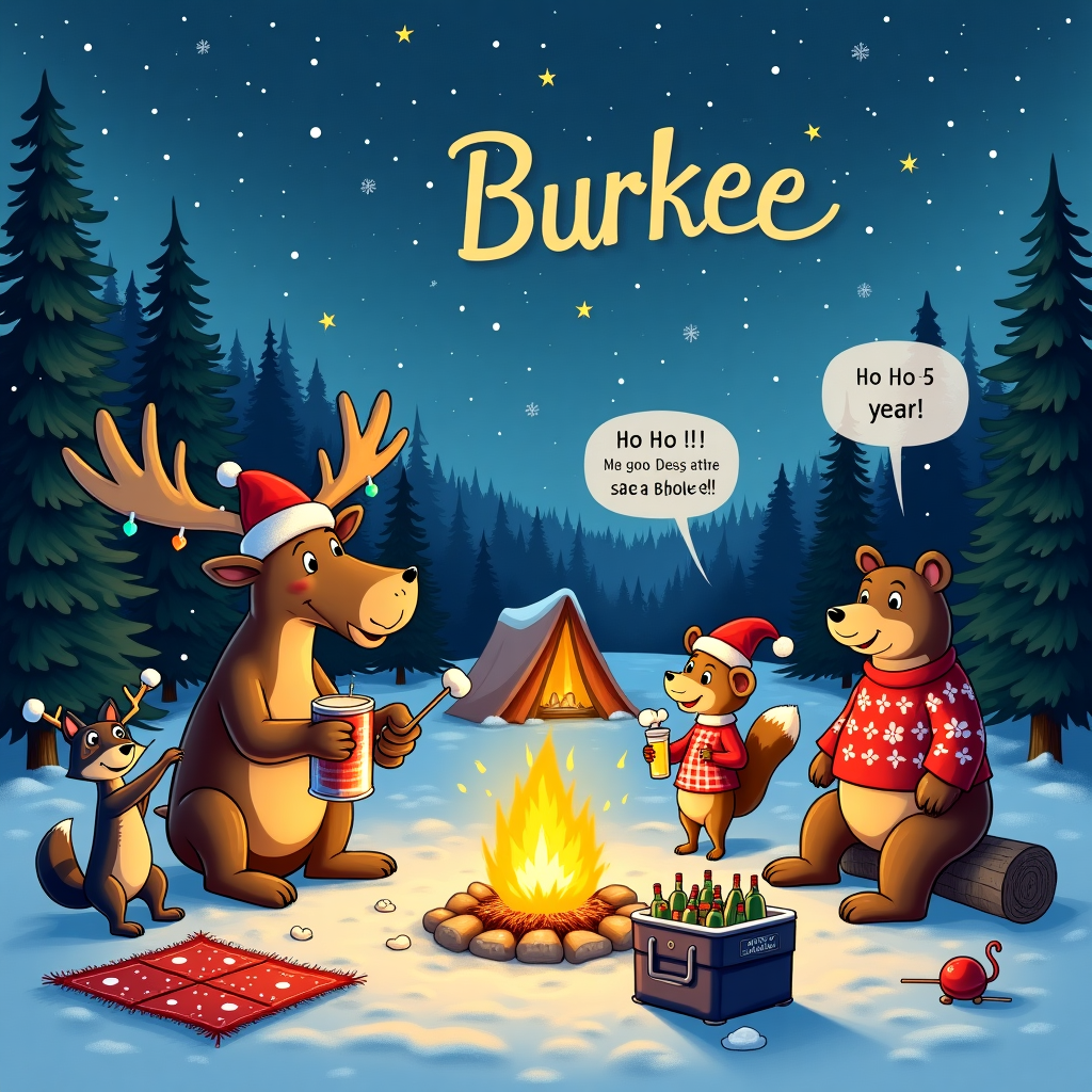 Telling Jokes Christmas Cards - Silly Robot Cards