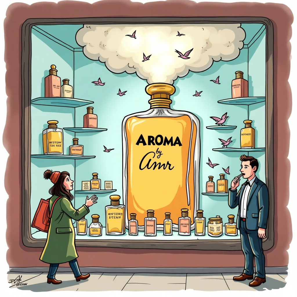 Scent-Themed Puns Birthday Cards - Silly Robot Cards