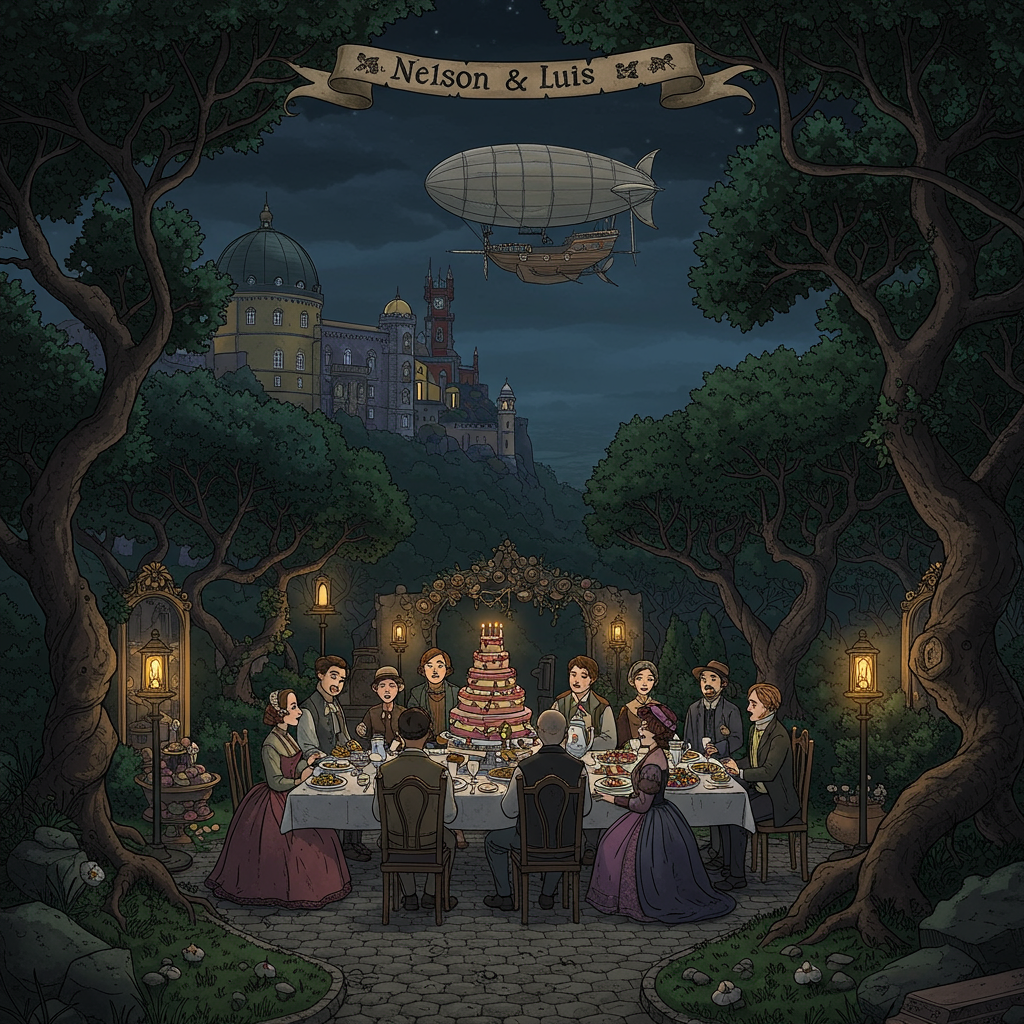 Sintra, Portugal Birthday Cards - Silly Robot Cards