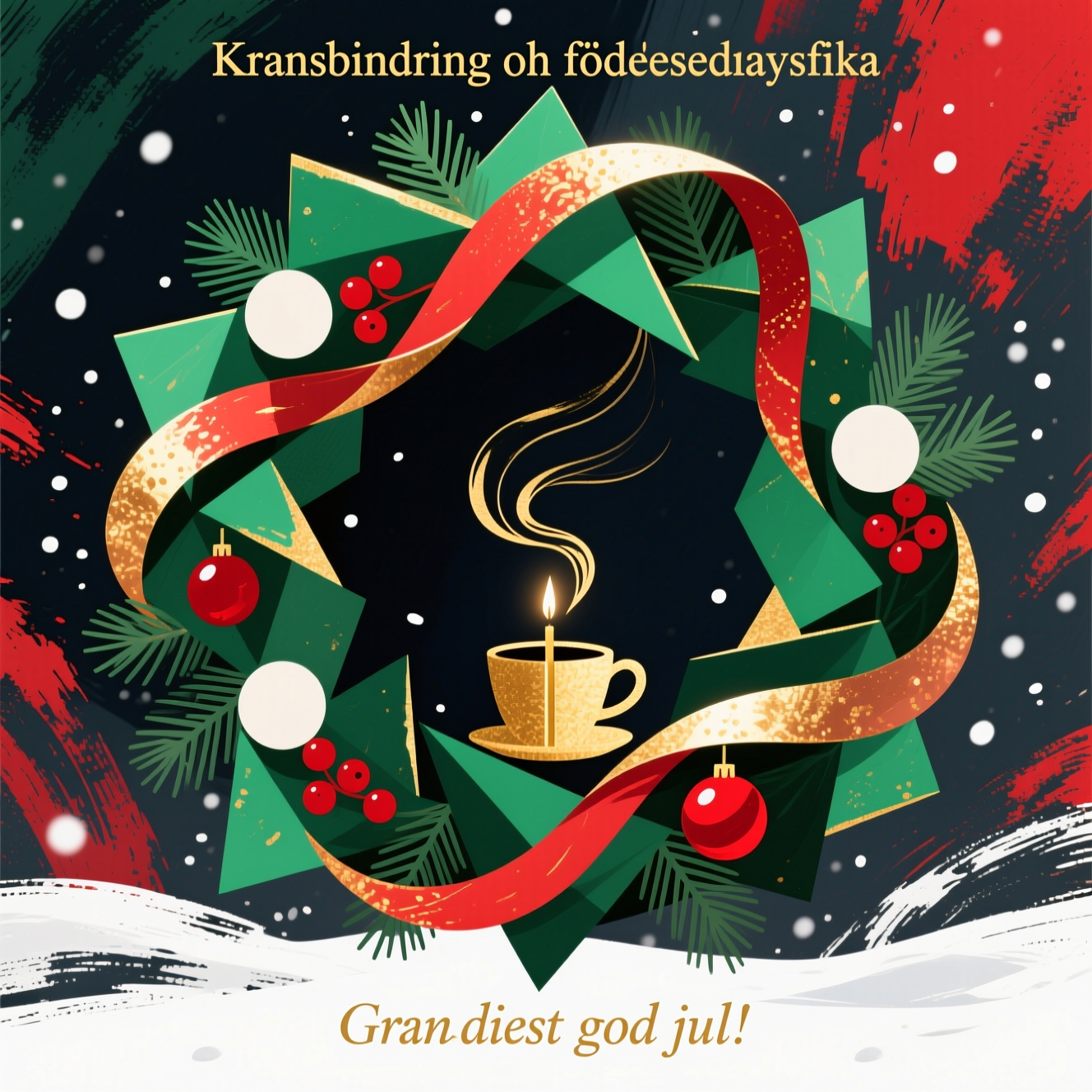 Winter Solstice Christmas Cards - Silly Robot Cards