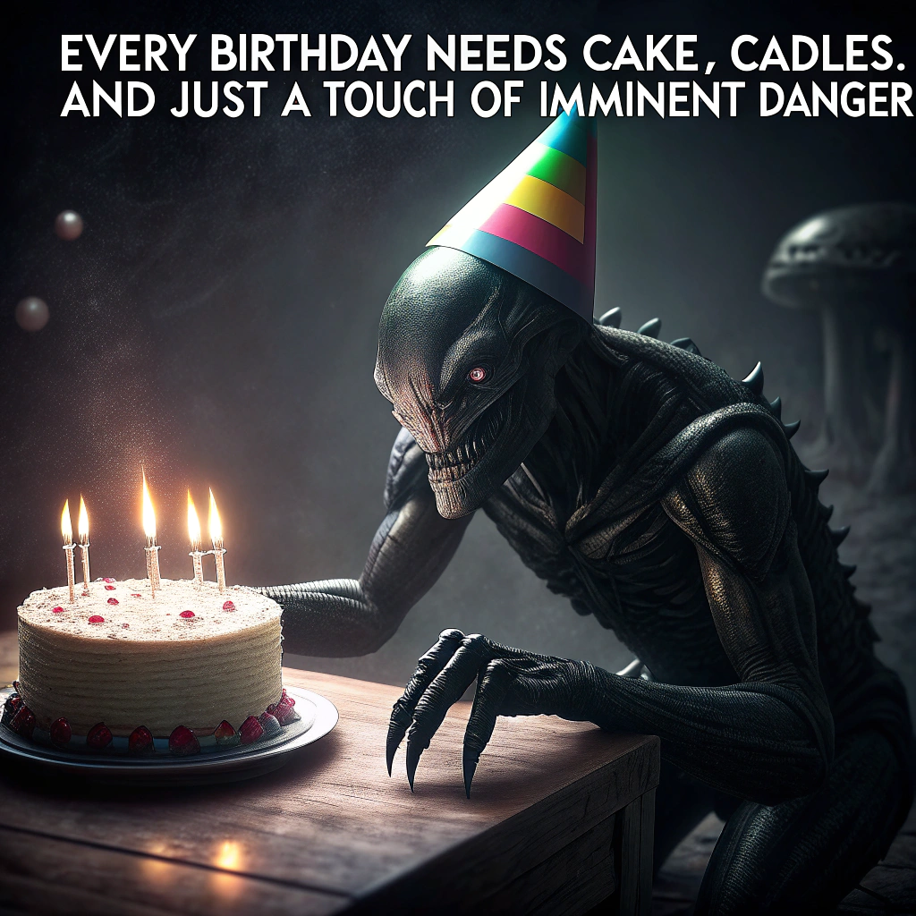 Cinematic Tone Birthday Cards - Silly Robot Cards