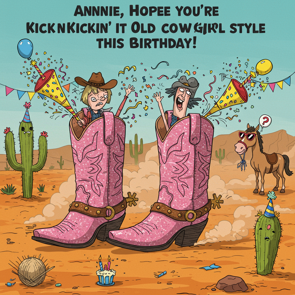 Birthday Jig Birthday Cards - Silly Robot Cards