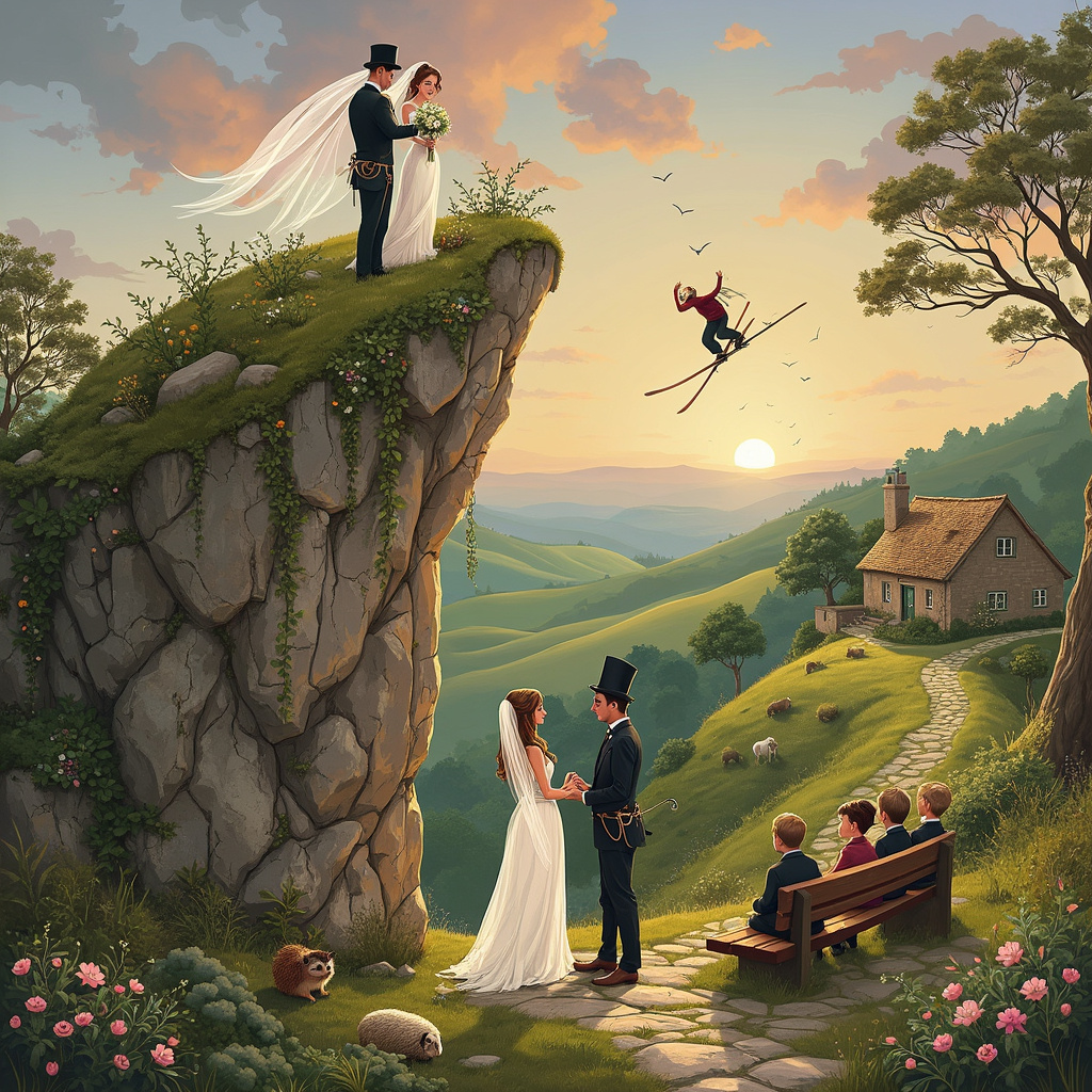 Adventure and Exploration Wedding Cards - Silly Robot Cards