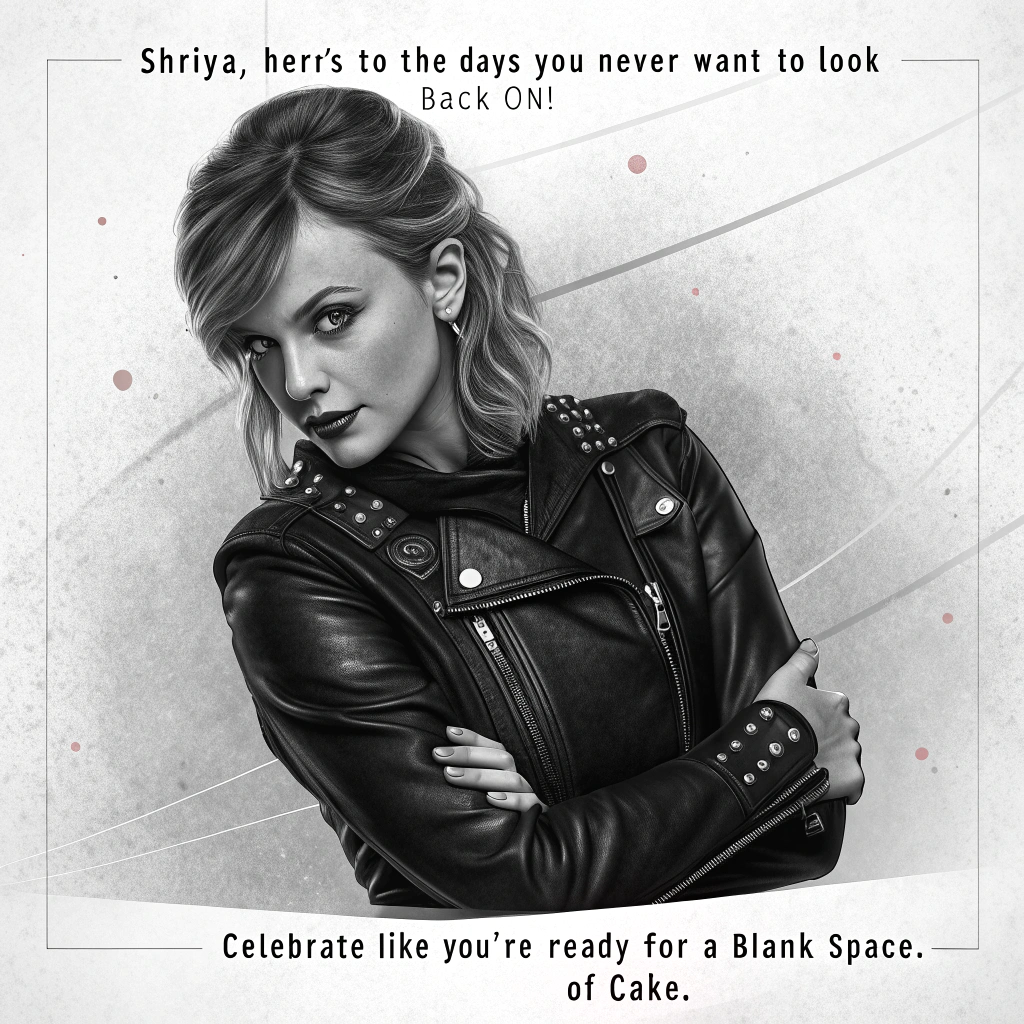 2) Birthday AI Generated Card - Taylor swift - her reputation album ...