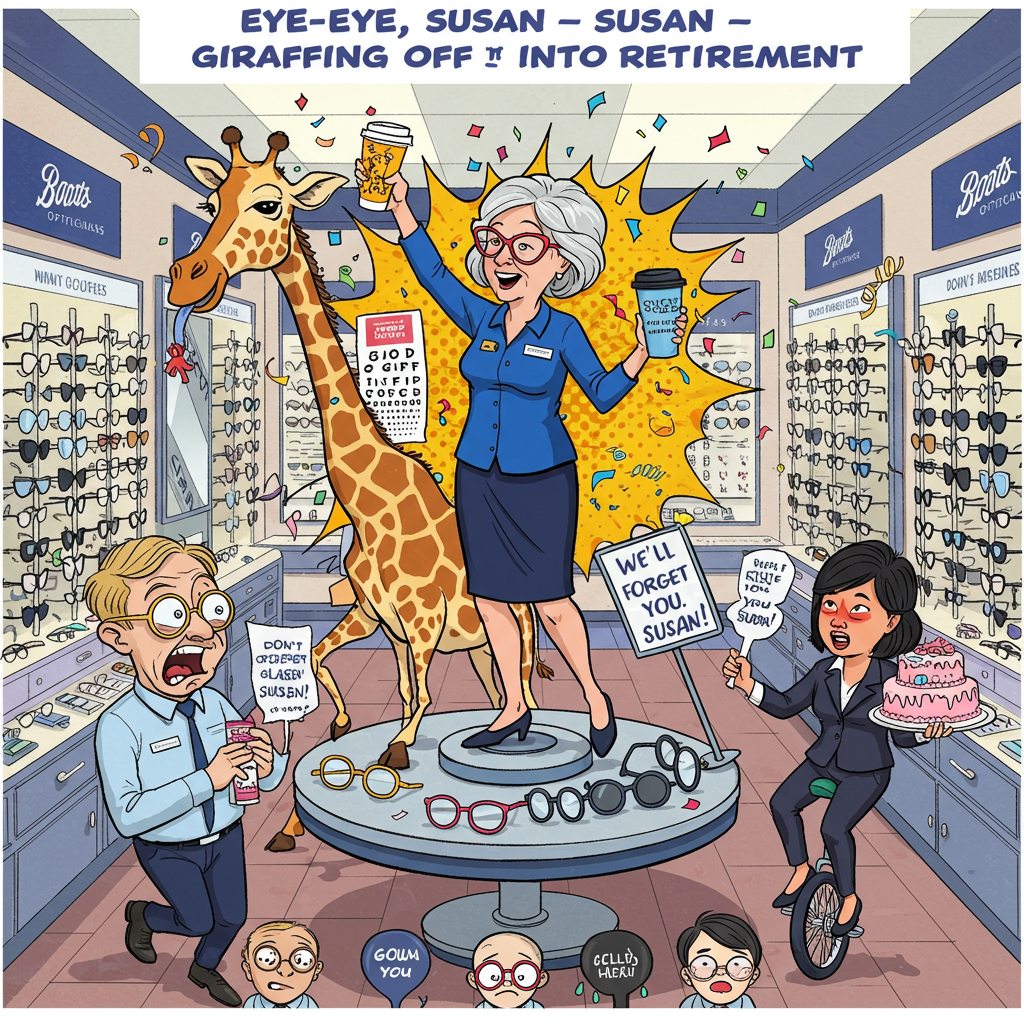 Character Themes Farewell Cards - Silly Robot Cards