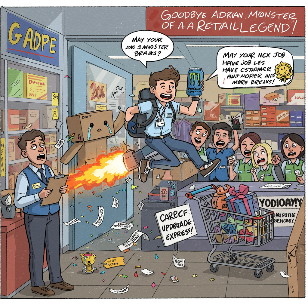 Superhero Farewell Cards - Silly Robot Cards