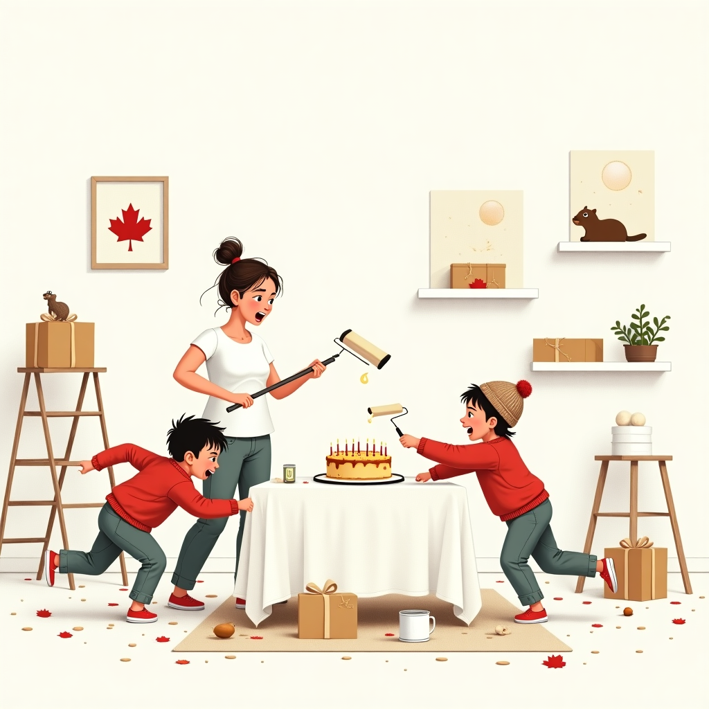 Minimalist Aesthetic Birthday Cards - Silly Robot Cards