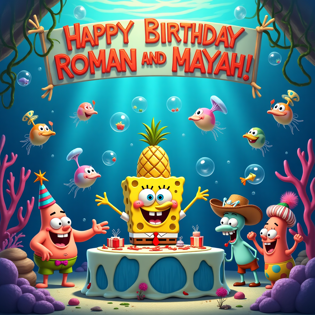 Cartoon Themes Birthday Cards - Silly Robot Cards