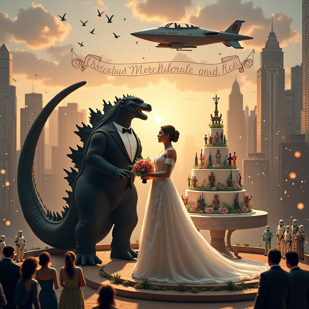 Extravagant Ceremonies Wedding Cards - Silly Robot Cards