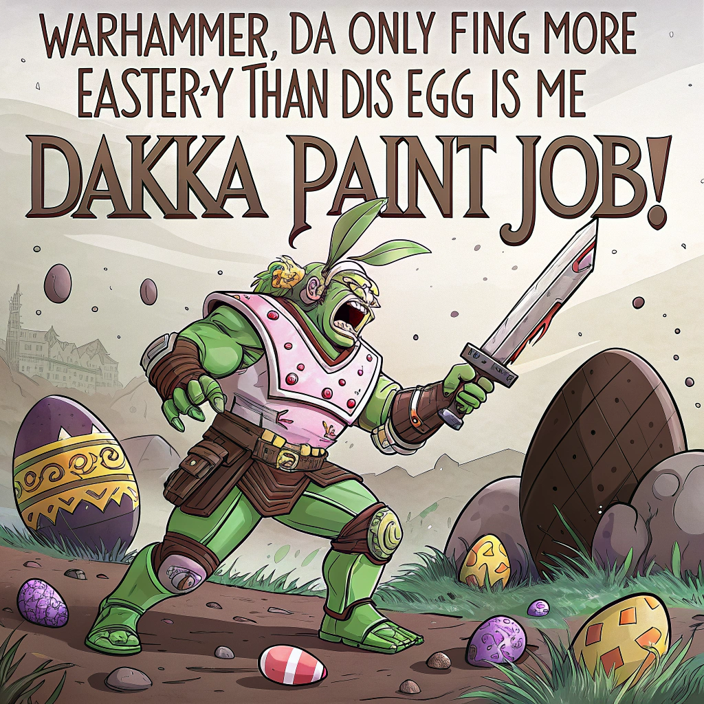 Tactical Humor Easter Cards - Silly Robot Cards
