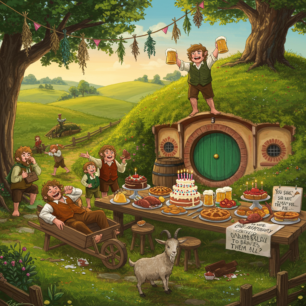 Golden Hour Glow Birthday Cards - Silly Robot Cards